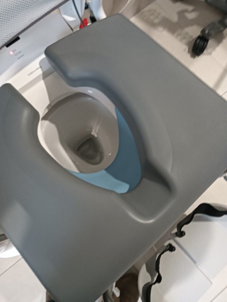 Commode over Toilet